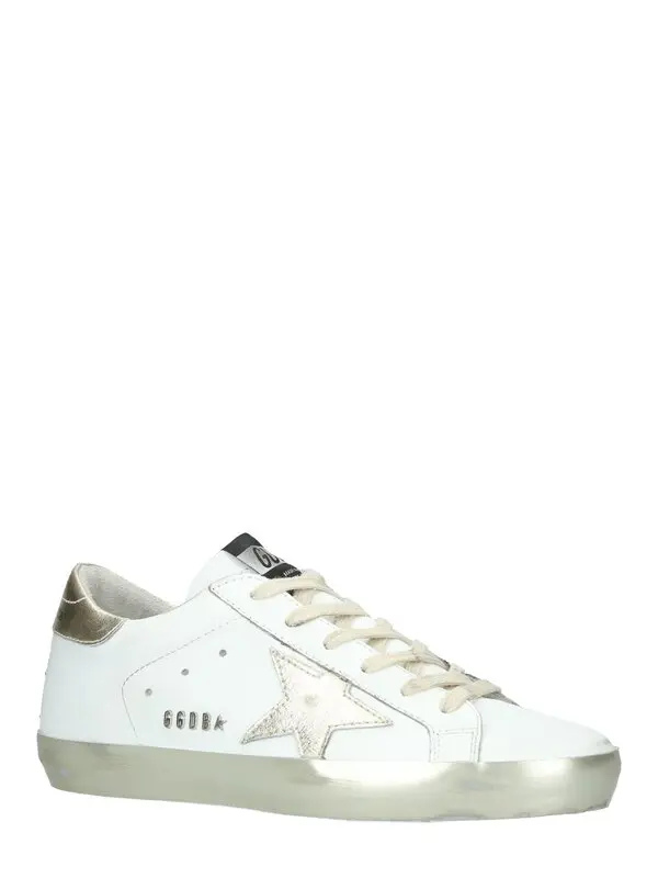 GOLDEN GOOSE Superstar Metallic Sneakers - White
