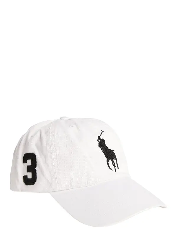 Polo Ralph Lauren Cotton Baseball Cap - White