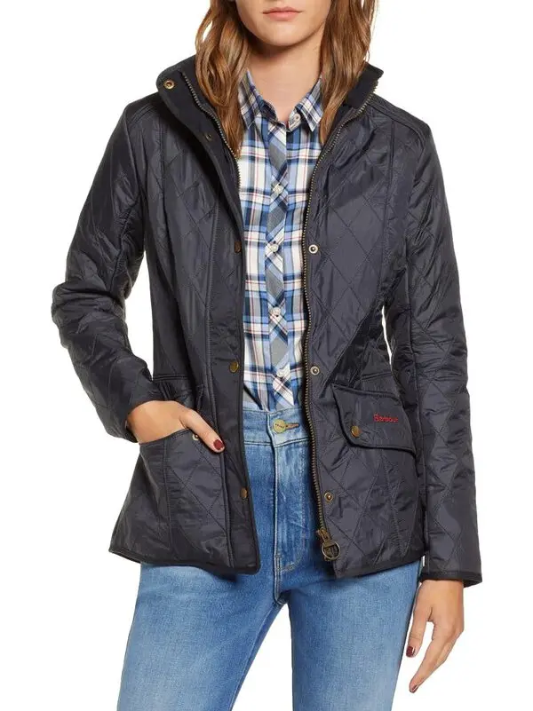 Barbour Cavalry Quilted Jacket - Navy