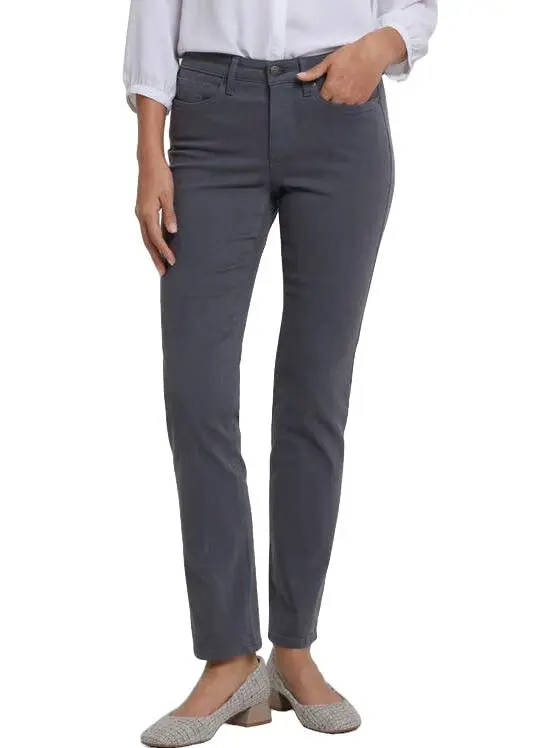 NYDJ Sheri Slim Ankle Jeans - Vintage Charcoal