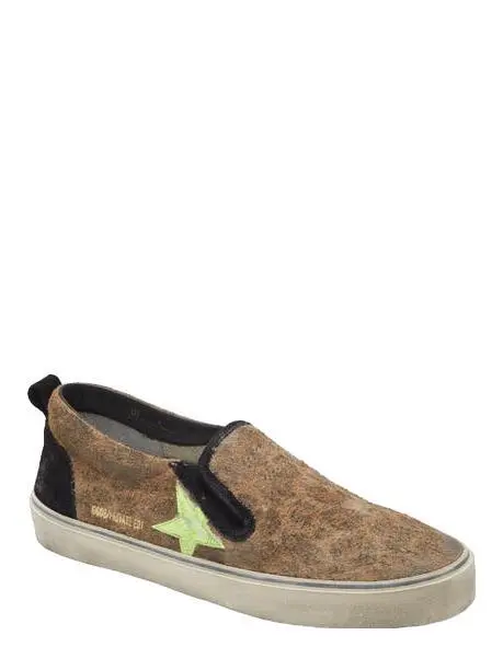 GOLDEN GOOSE Hanami Print Slip-on Sneakers - Leopard