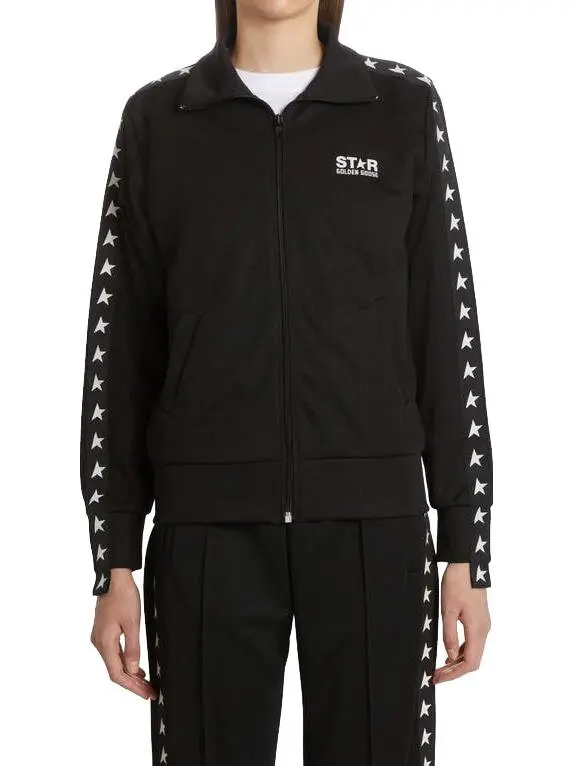 Golden Goose Star Logo Track Jacket - Black/white