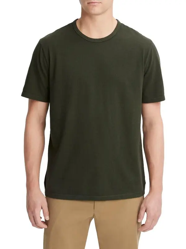 Vince Solid T-shirt - Washed Moss Green