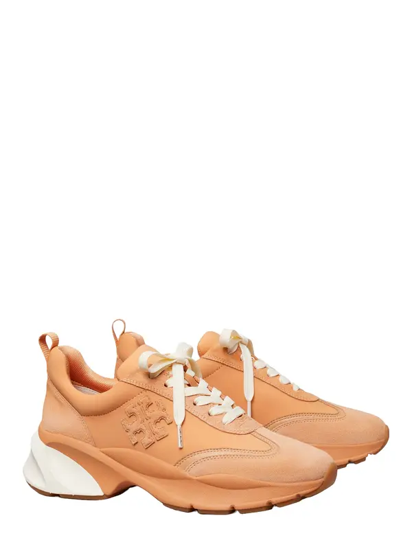 Tory Burch Good Luck Sneaker - Peach Parfait