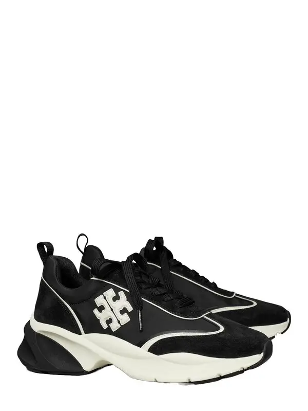 Tory Burch Good Luck Sneaker - Perfect Black / New Ivory