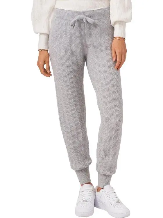 1.State Knit Joggers - Silver Heather