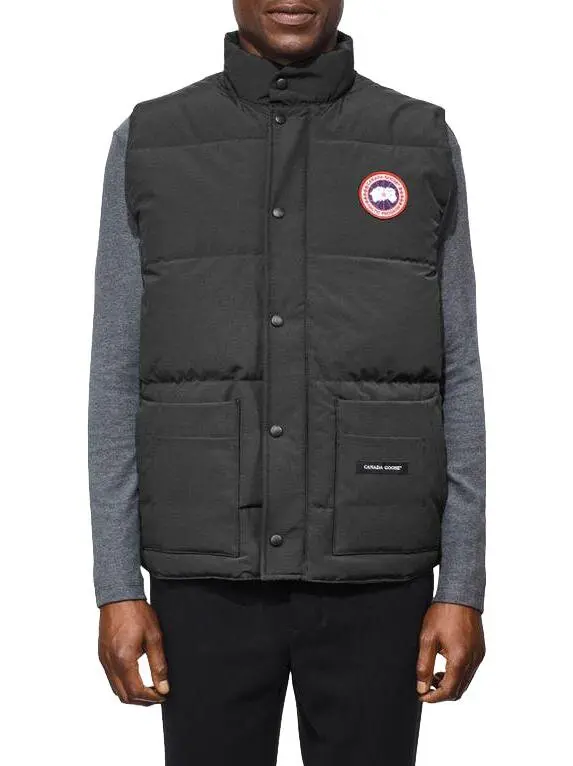 Canada Goose Freestyle Regular Fit Down Vest - Graphite
