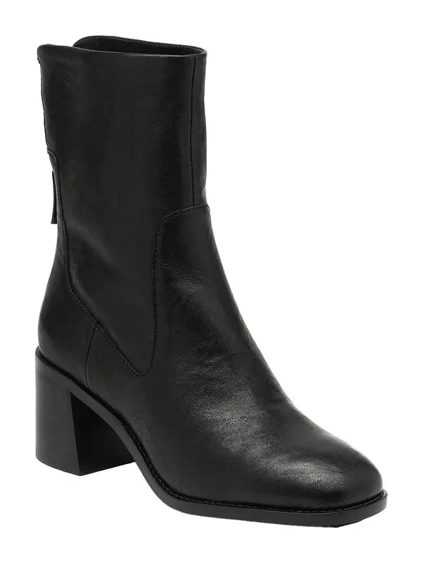 KELSI DAGGER BROOKLYN Island Ankle Bootie - Black Leather