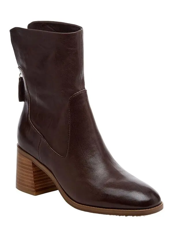 KELSI DAGGER BROOKLYN Island Ankle Bootie - Cacao