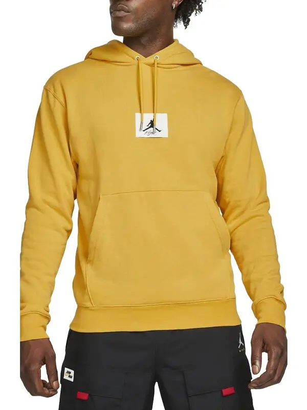JORDAN Essentials Statement Fleece Hoodie - Pollen/sail