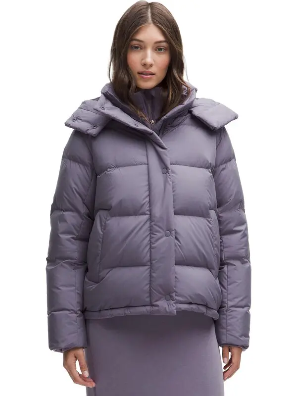 Lululemon Wunder Puff 600-down-fill Jacket - Grape Mist