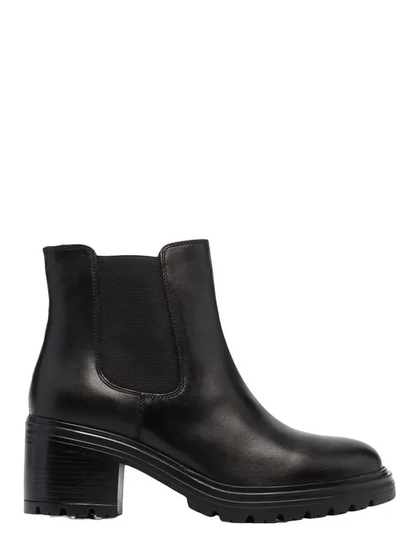 Geox Heeled Chelsea Boots - Black