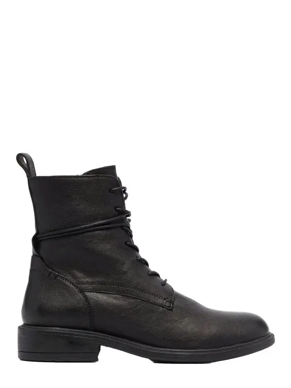 Geox Chunky Lace-up Boots - Black