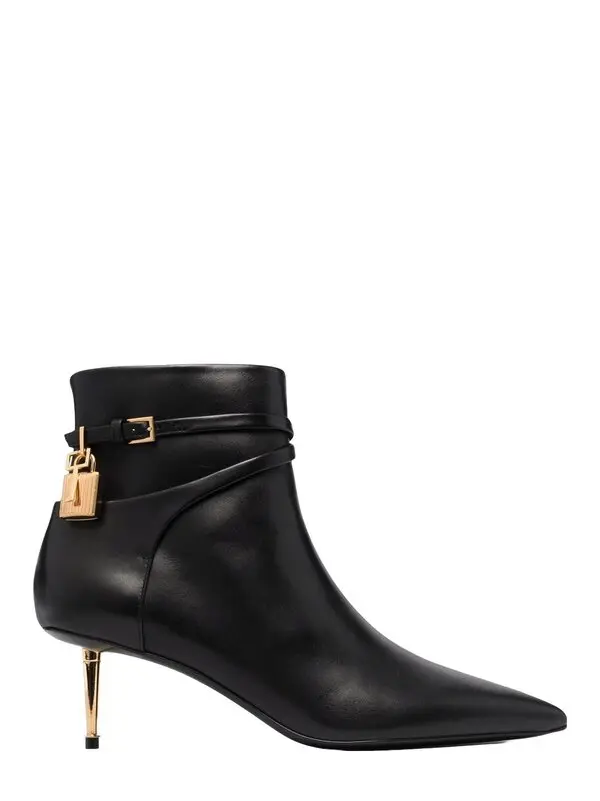 TOM FORD Padlock Ankle Boots - Black