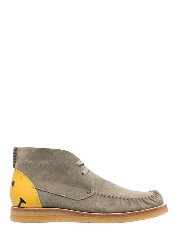 Kapital Suede Desert Boots - Green