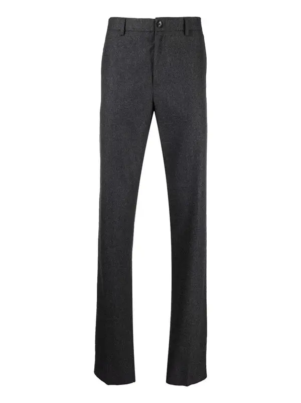 BILLIONAIRE Iconic Straight-leg Trousers - Grey