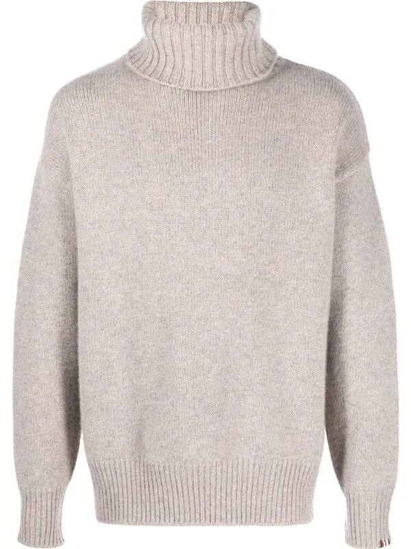 EXTREME CASHMERE X Roll-neck Cashmere Jumper - Neutrals