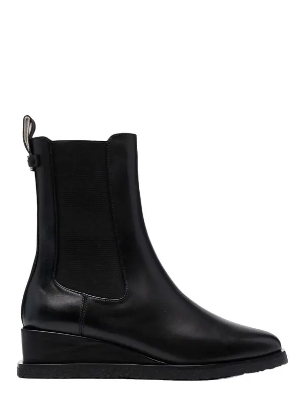 FERRAGAMO 55mm Wedge-sole Chelsea Boots - Black