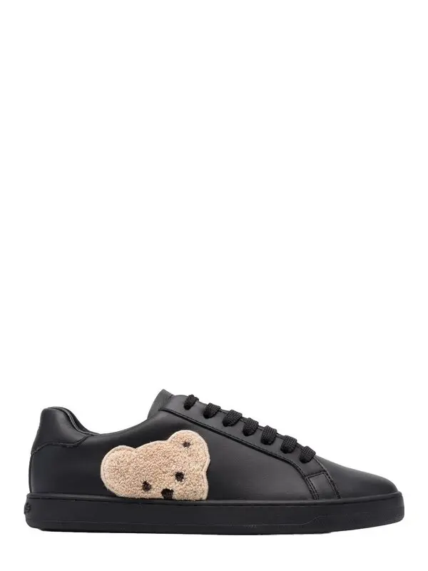 Palm Angels Teddy Bear Tennis Sneakers - Black