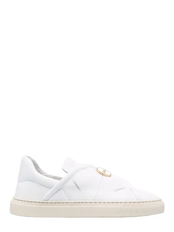 Ports 1961 Button-embossed Slip-on Sneakers - White