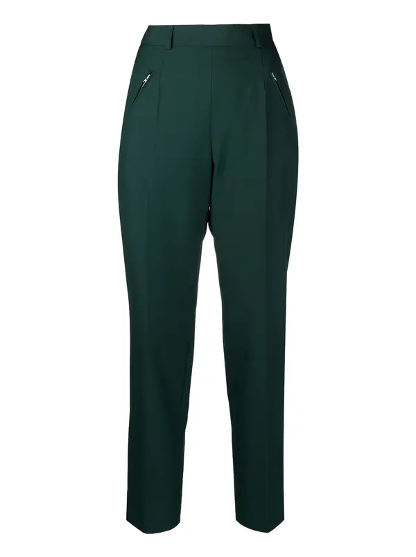MAISON MARGIELA High-rise Tailored Trousers - Green