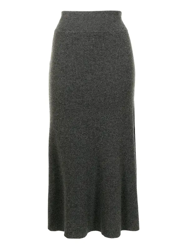 Cashmere In Love A-line Skirt - Grey