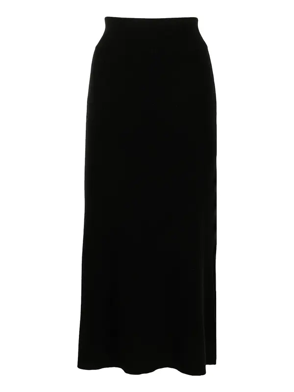 Cashmere In Love River A-line Skirt - Black