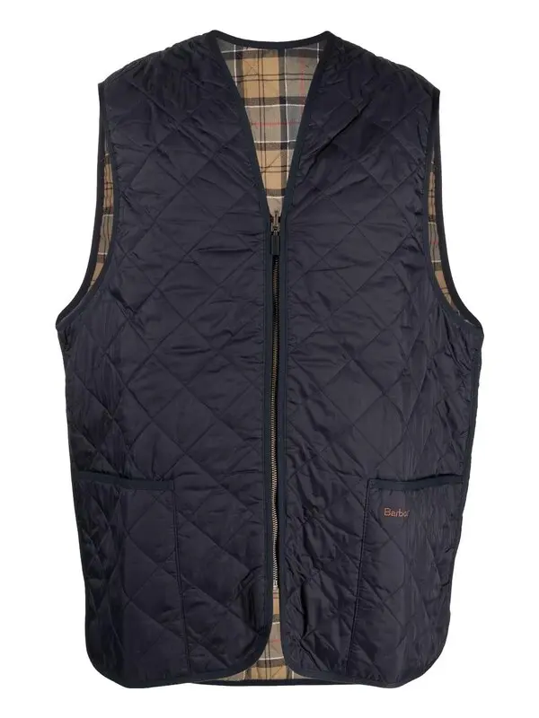 Barbour Quilted Zip-in Liner - Blue