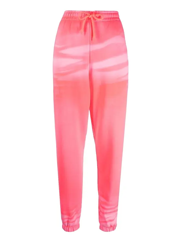 Alexander Wang Garment-dyed Lounge Track Trousers - Pink