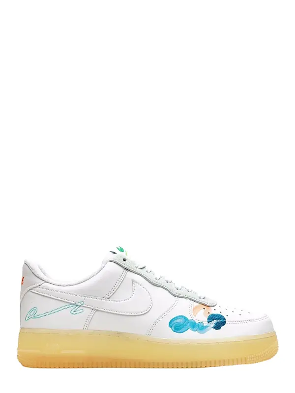 Nike X Mayumi Yamase Air Force 1 Low Flyleather Sneakers - White