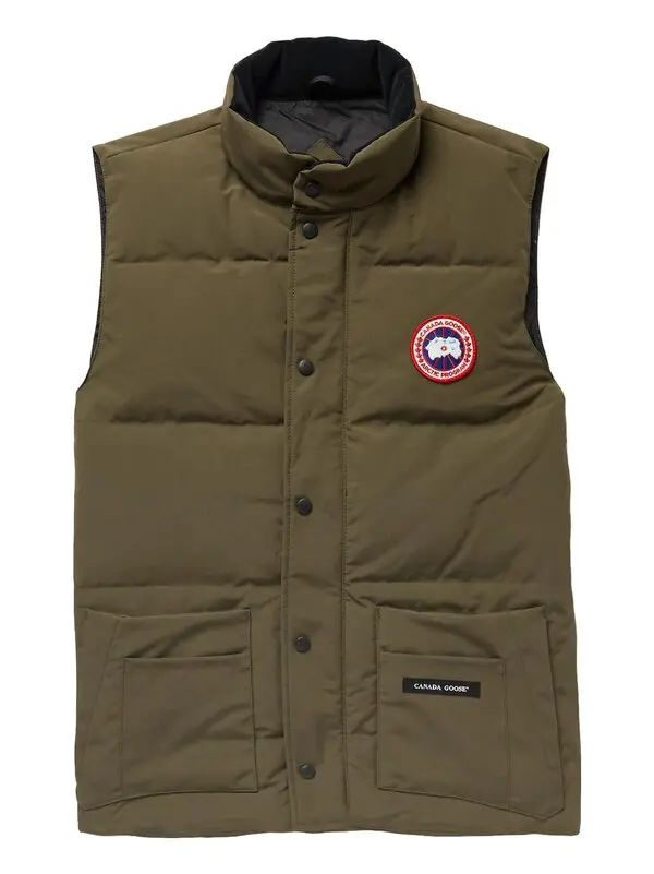 Canada Goose Slim-fit Freestyle Crew Quilted Arctic Tech Down Gilet - Green