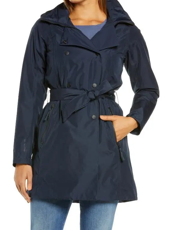 Helly Hansen Welsey Ii Insulated Waterproof Trench Coat - Navy