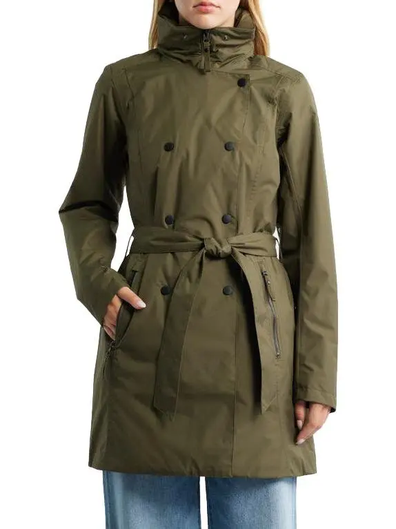 Helly Hansen Welsey Ii Insulated Waterproof Trench Coat - Utility Green