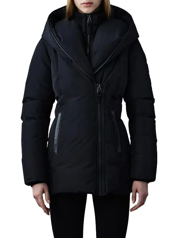 Mackage Adali Hooded Down Jacket - Black