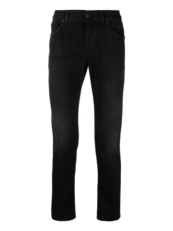 DONDUP Slim-cut Jeans - Black