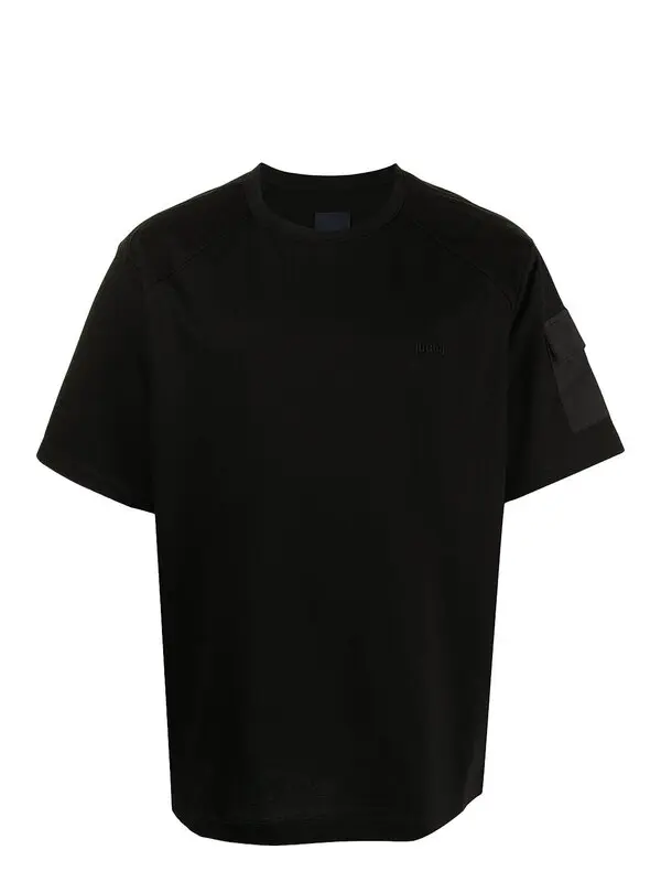 JUUN.J Embroidered-logo T-shirt - Black