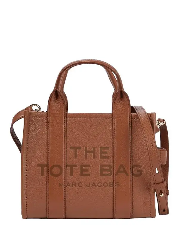 Marc Jacobs The Small Leather Tote Bag - Brown