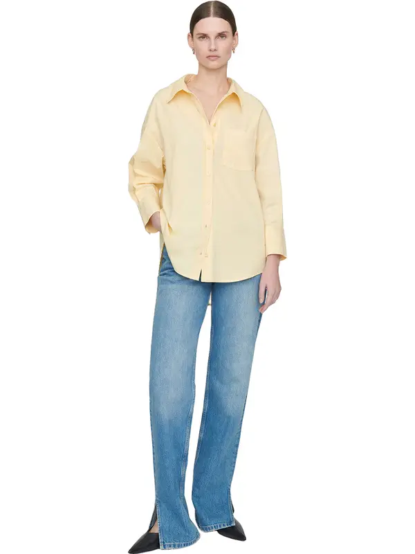 ANINE BING Mika Shirt - Yellow