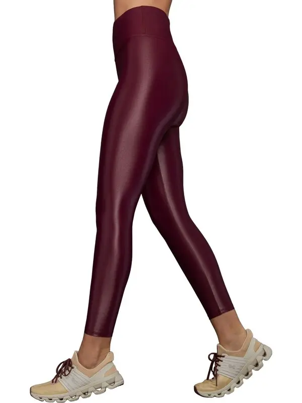 Carbon38 High Rise 7/8 Legging In Takara Shine - Fig