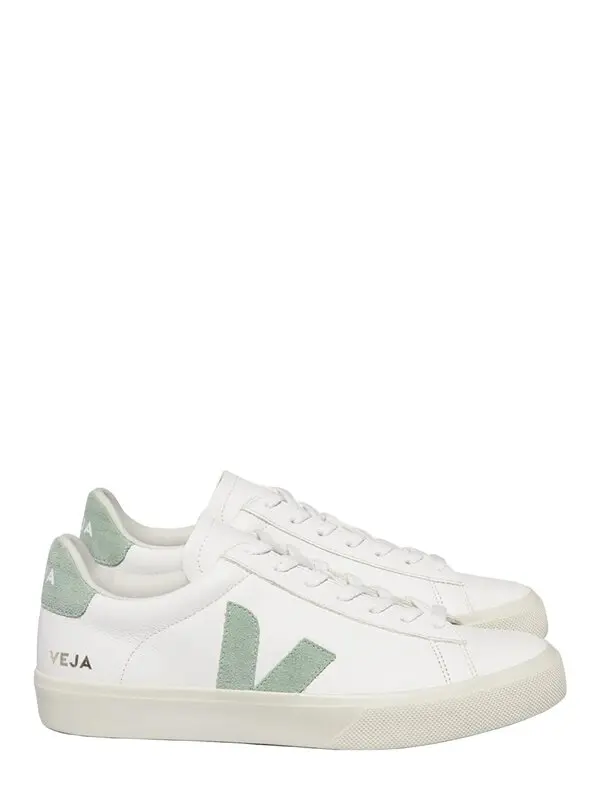 VEJA Campo Leather Sneakers - Extra-white Matcha
