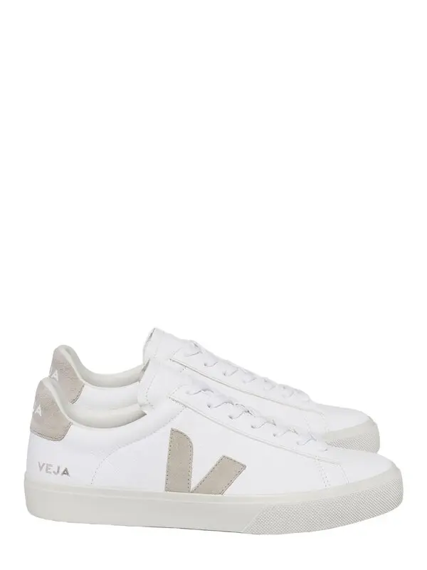 VEJA Campo Leather Sneakers - Extra-white Natural Suede