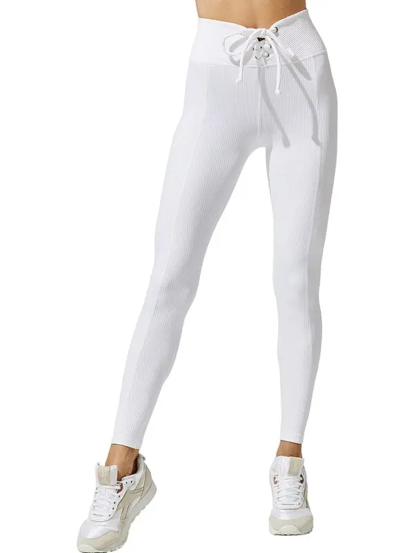 Year Of Ours Ribbed Football Legging - White