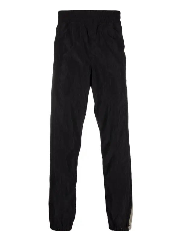 Palm Angels Pxp Logo-patch Track Pants - Black
