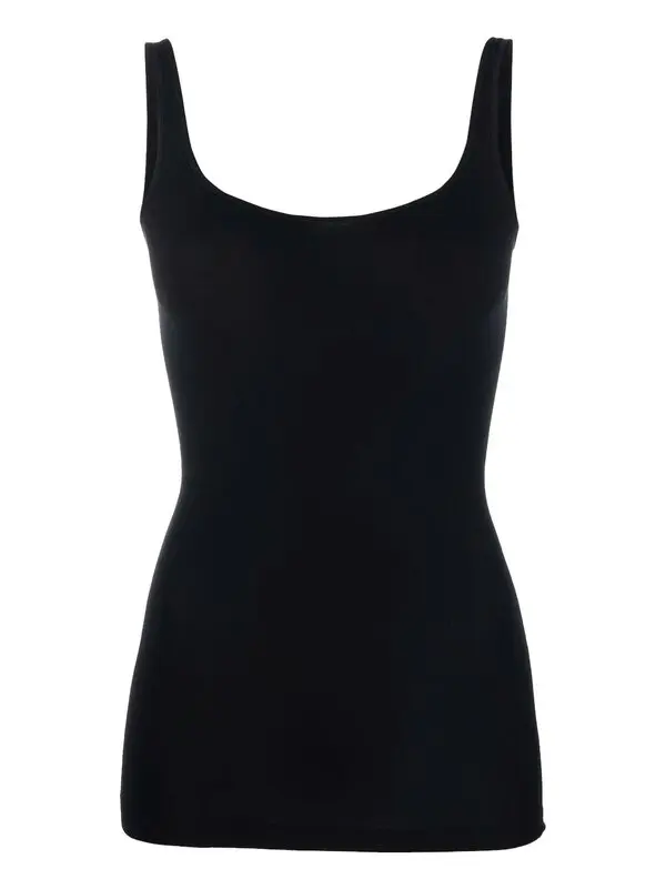 Wolford Scoop Back Tank Top - Black