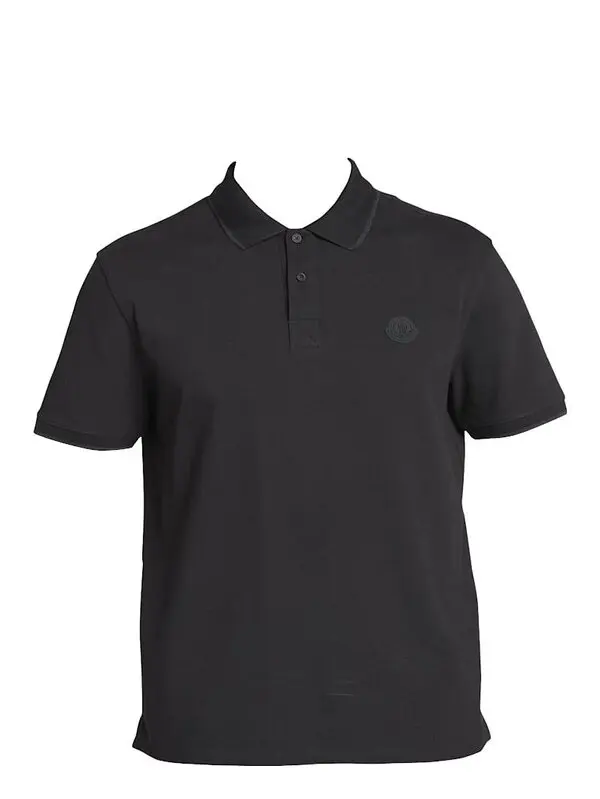 Moncler Logo Polo Shirt - Black