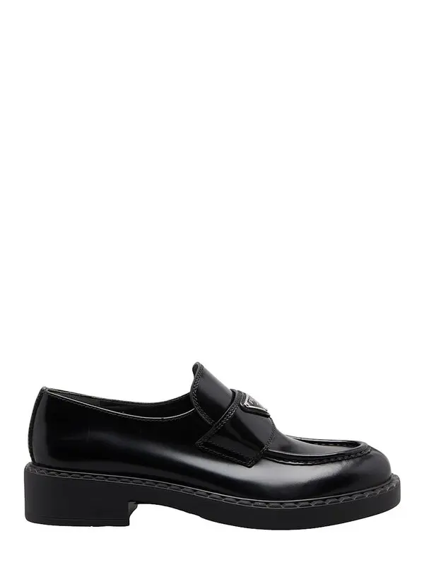 Prada Leather Loafers - Nero