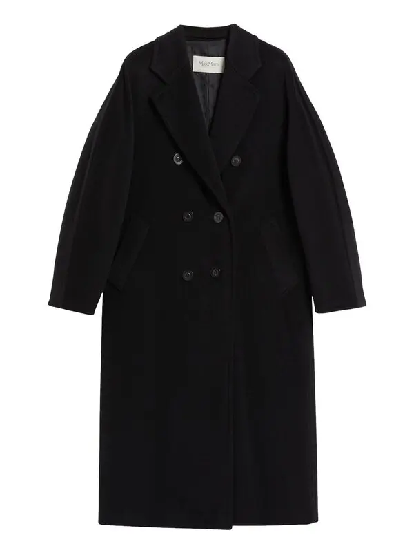 Max Mara Wool-cashmere Belted Madame Coat - Black