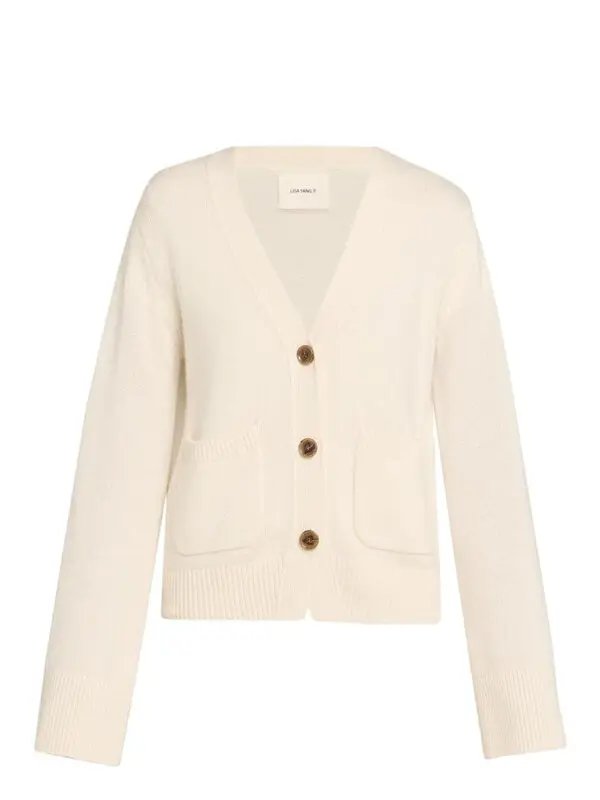 LISA YANG Danni Cashmere Cardigan - Cream