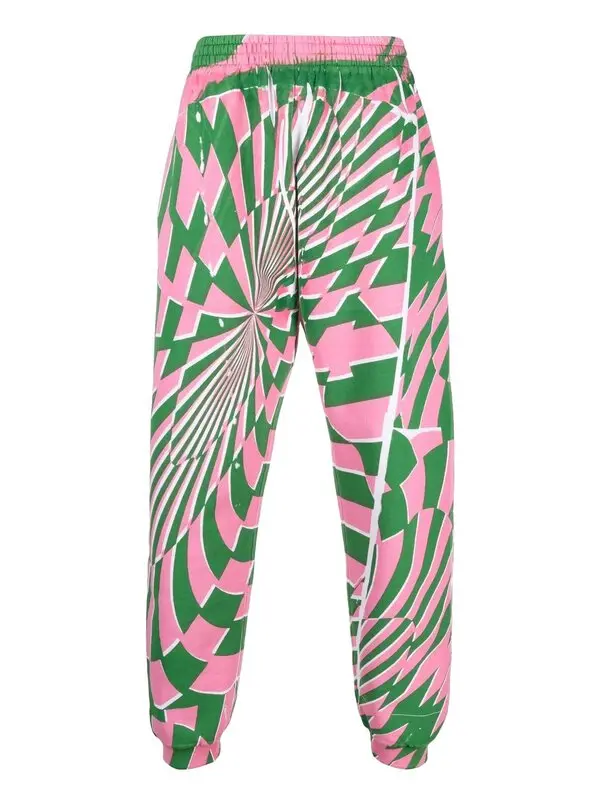 Stella McCartney X Ed Curtis Geometric Track Pants - Green