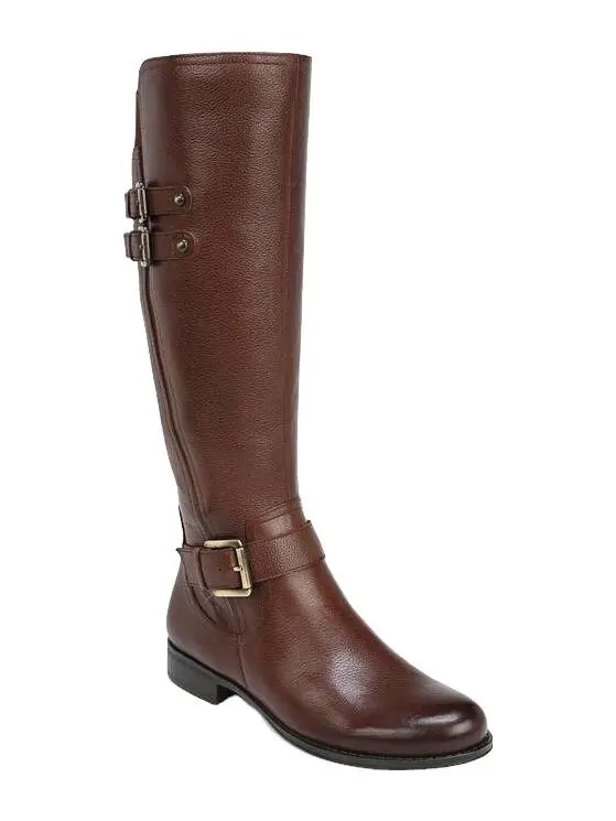 Naturalizer Jessie Knee High Riding Boots - Chocolate Leather